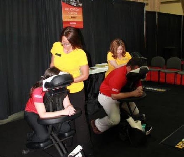 Chair Massage Event Pictures